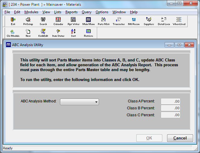 C.A.M. inc. - Optimize-Material-Order-Point